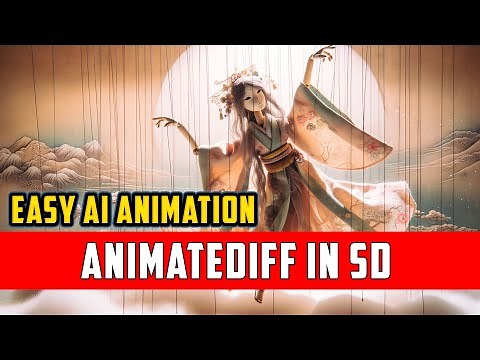 Easy AI animation in Stable Diffusion with AnimateDiff.