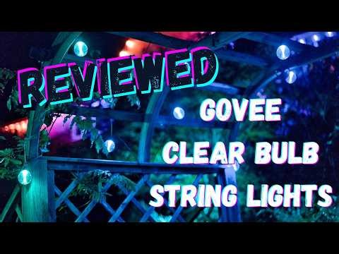 Govee Outdoor Clear Bulb String Lights Review: Retro glowy goodness