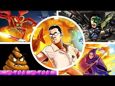 Angry Video Game Nerd 8-bit - All Bosses + Ending