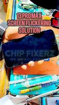 iPhone 13 Pro Max Screen Blinking Solution | Jumper Solution #iphone #firstonyoutube #zubeenda