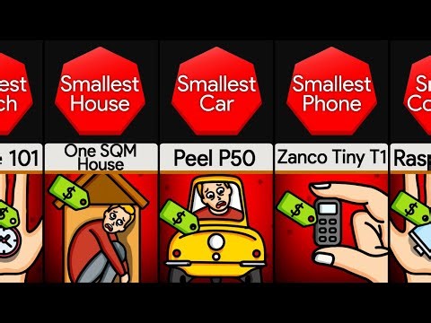 Comparison: Smallest Things You Can Buy!