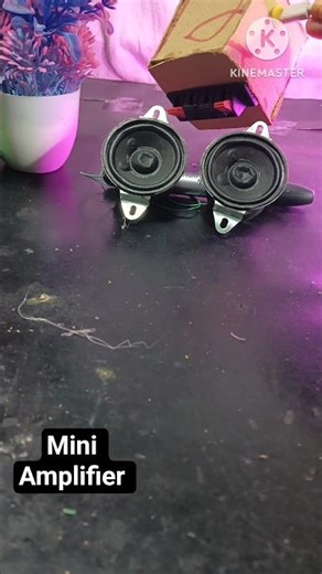 How to make a mini amplifier #experiment #aaravtech #diy