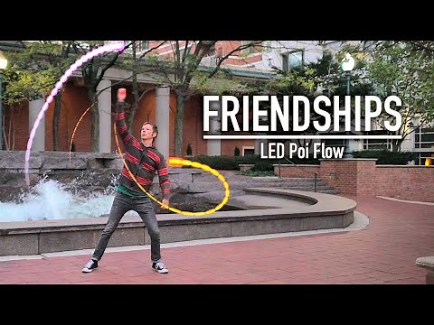 LED Poi Performance to 'Friendships' by Pascal Letoublon | Orb Poi Pro Showcase