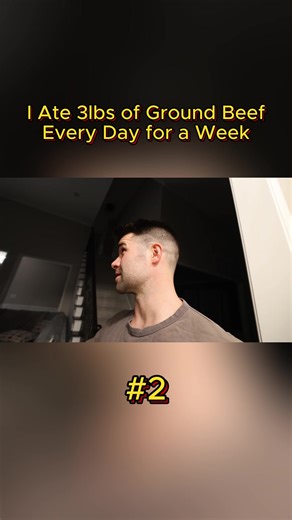 I Ate 3lbs of Ground Beef - Every Day for a Week #bulking #power #tutorial #pigmie #Fitness