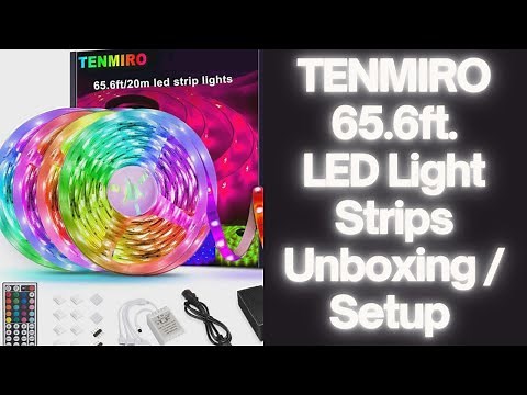 Tenmiro LED Strip Lights [Unboxing and Set-Up]