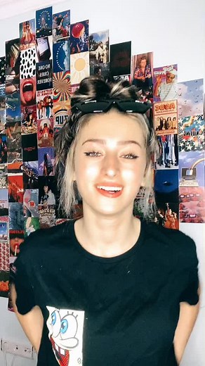 Vibrant Poster Wall Display with Cartoon Character