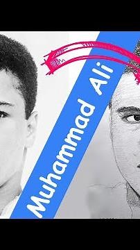 Как нарисовать Мухаммеда Али, портрет карандашом / How to draw Muhammad Ali, portrait in pencil