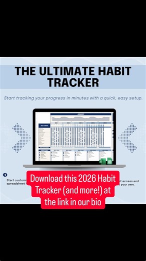 The 2026 Ultimate Habit Tracker‼️ #excel #goals #newyear #resolution #habits