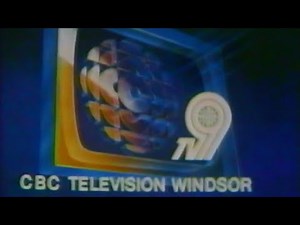 This Concludes Our Broadcasting Day TV Sign Off .. CBC CBET-TV Channel 9 Windsor, Ontario, Canada