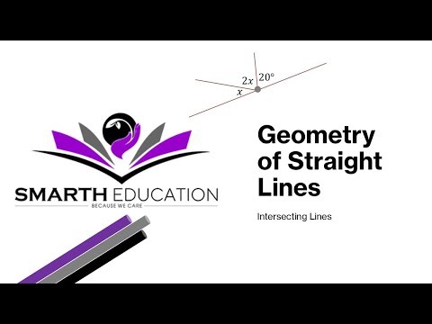 Geometry of Straight Lines Intersecting Lines