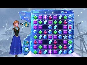 Frozen Free Fall: Snowball Fight Level 267 Walkthrough, No Power Ups
