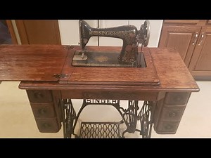 1910 Singer Treadle Sewing Machine Garbage Rescue