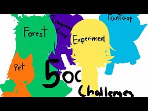 |Trying out 5 OC challenges!| (Credits in the description and video)