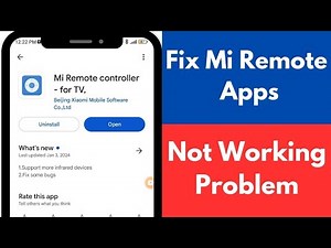 Fix Mi Remote Apps Not Working Problem | How To Fix Mi Remote Not Working