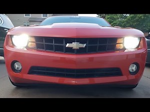 2010 Chevy Camaro LED Headlight Swap ($50 Plug-in LED) No Mods Required!