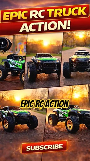 EPIC RC Truck Action 🔥 Extreme Off Road RC Car Adventure at Sunset | High Speed 4x4 Crawl #rctoys