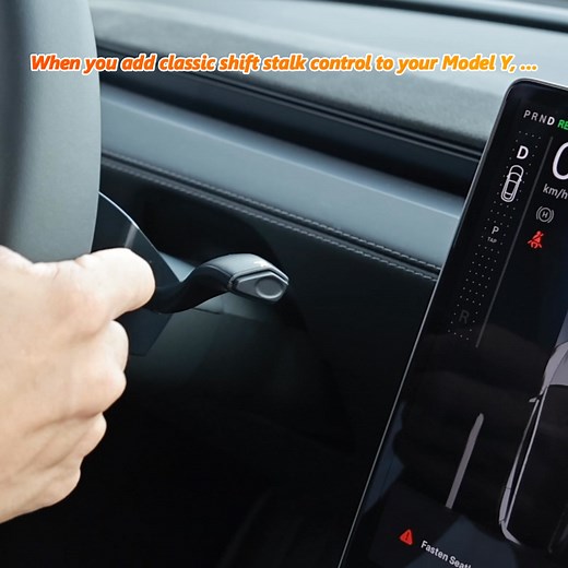 8.5K views | No teardown, just upgrade. Symmetrical stalks + classic shifting feel = effortless style. | Hansshow-Tesla Auto Parts | Facebook