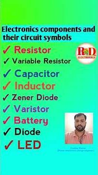 Electronic Components and Their Symbols | Basic Electronics for Beginners