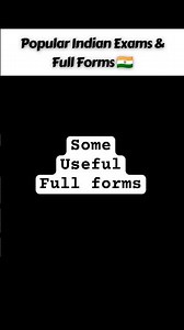 Popular exams & full forms #vocabs #englishlanguage #spokenenglish #education