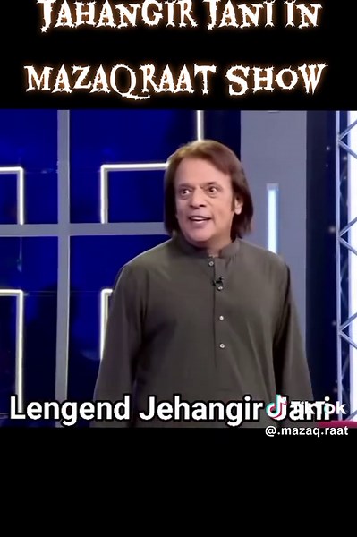 Jahangir Jani's Memorable Performance on Mazaqraat Show