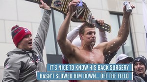 87K views · 749 reactions | Rob Gronkowski -Gronk turned up at the Patriots’ victory parade. | Sports Illustrated | Facebook