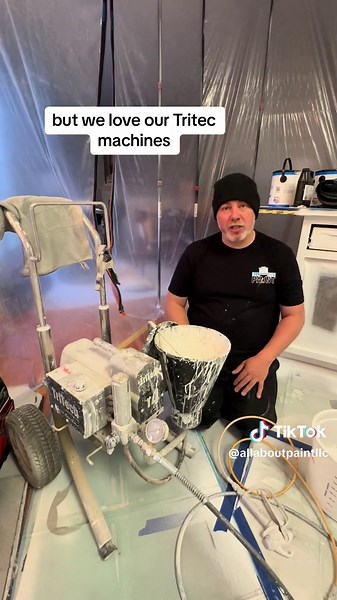 Tritech sprayers are just simply one of the best fine finish airless sprayers on the market! #fyp #FYP #foryou #asmr #trending #sprayer #airless