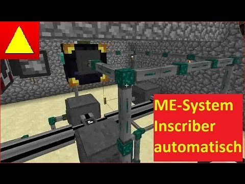 Inscriber Press automatisieren Minecraft ME System Tutorial