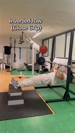 Inverted Row (Close Grip)🏋️‍♀️