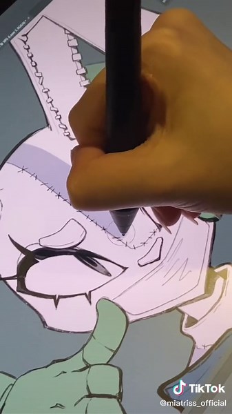 Speed Drawing by Miatriss: FNAF Character