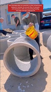 Permeable Concrete Drainage Pipe #technology
