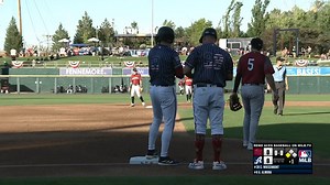 Albert Almora immediately gets us rolling 🏃‍♂️ Almora later comes in to score following his leadoff 3️⃣B to put us in the lead early ☝️ | Reno Aces