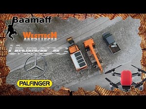 UNIMOG + WOODCRACKER - Baumfällung mit Hubbühne - DJI Spark