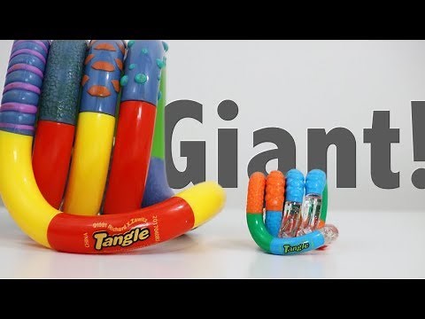 GIANT Tangle Original Fidget Toy - JUMBO Tangle Jr Review