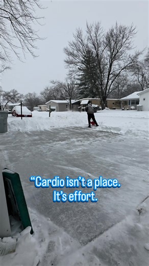 You don’t need perfect conditions. You need effort. Cardio isn’t just treadmills and stairmasters. It’s snow. It’s steps. It’s work. It’s movement when life is busy. Stop waiting for the “right time” to train. Do what you can, where you are, and stack the work. That’s how results are built. If you want structure that fits real life, not excuses — that’s what I coach. Link below | Lance Miller