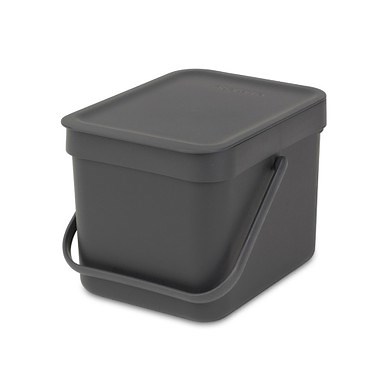 brabantia Sort & Go Waste Bin 6L - Grey