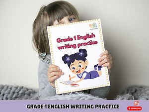 Grade 1 Writing Workbook | Trace Letters, Words & Sentences | Handwriting Practice Printable PDF for Homeschool and Classroom - Etsy
