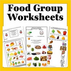 Food Group Activities and Worksheets-Nutrition Learning for Kids