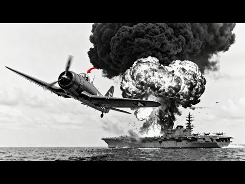 How One Pilot's "Crazy" Dive Destroyed 3 Japanese Carriers in 6 Minutes at Midway