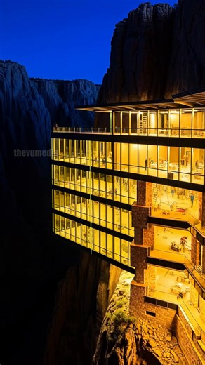 Building the Ultimate Canyon Stronghold! #construction #engineering #canyon | Visionary Designs