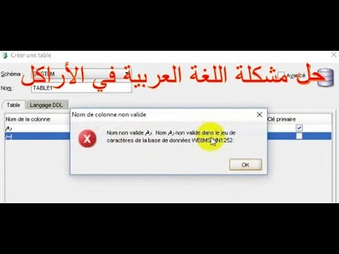 Orecle SQL_changing character set to arabic in oracle حل مشكلة اللغة العربية في الأراكل