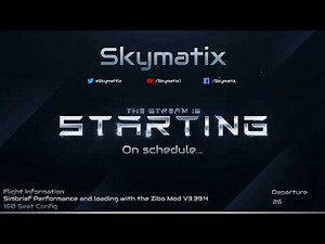 Simbrief Performance and loading with the Zibo Mod V3.39.4 | 160 Seat Config