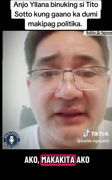 Anjo Yllana Exposes Tito Sotto's Political Tactics