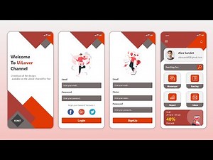✅ Android Studio Tutorial - Material Design Login & Signup Android 🔥