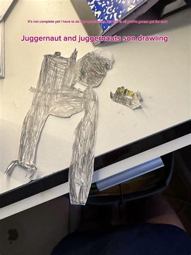 Juggernaut and baby juggernaut drawing