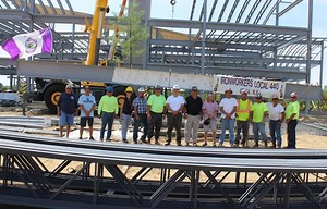 Scenes from Saint Regis Mohawk Tribe Administration Building "Topping-Off" Ceremony with Ironworkers Local 440 on August 17, 2017. | Saint Regis Mohawk Tribe