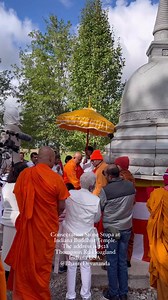 12K views · 1.1K reactions | Consecration Stone Stupa at Indiana...