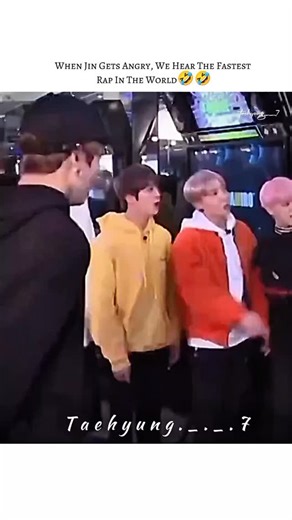thv☆ on Instagram: "When Jin gets angry, we hear the fastest rap in the world🤣🤣 . . . . . . . #bangtanboys #explore #btsarmy #kimnamjoonkimseokjinminyoongijunghoseokparkjiminkimtaehyungjeonjungkookbts #seokji"