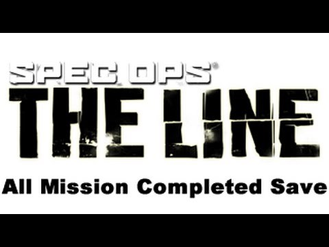 [PS3] Spec Ops: The Line - All Mission Completed+ Trophy Popper Save