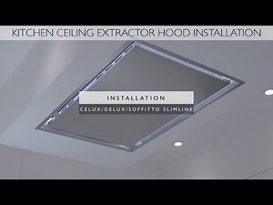 How to install a slimline Ceiling Cooker Hood - Luxair Cooker Hoods
