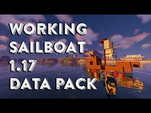 Working Sailboat data pack | Minecraft 1.17+
